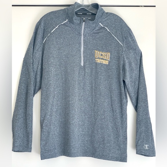 Champion | Shirts | Ucsd Champion Quarter Zip Uc San Diego Triton Logo ...